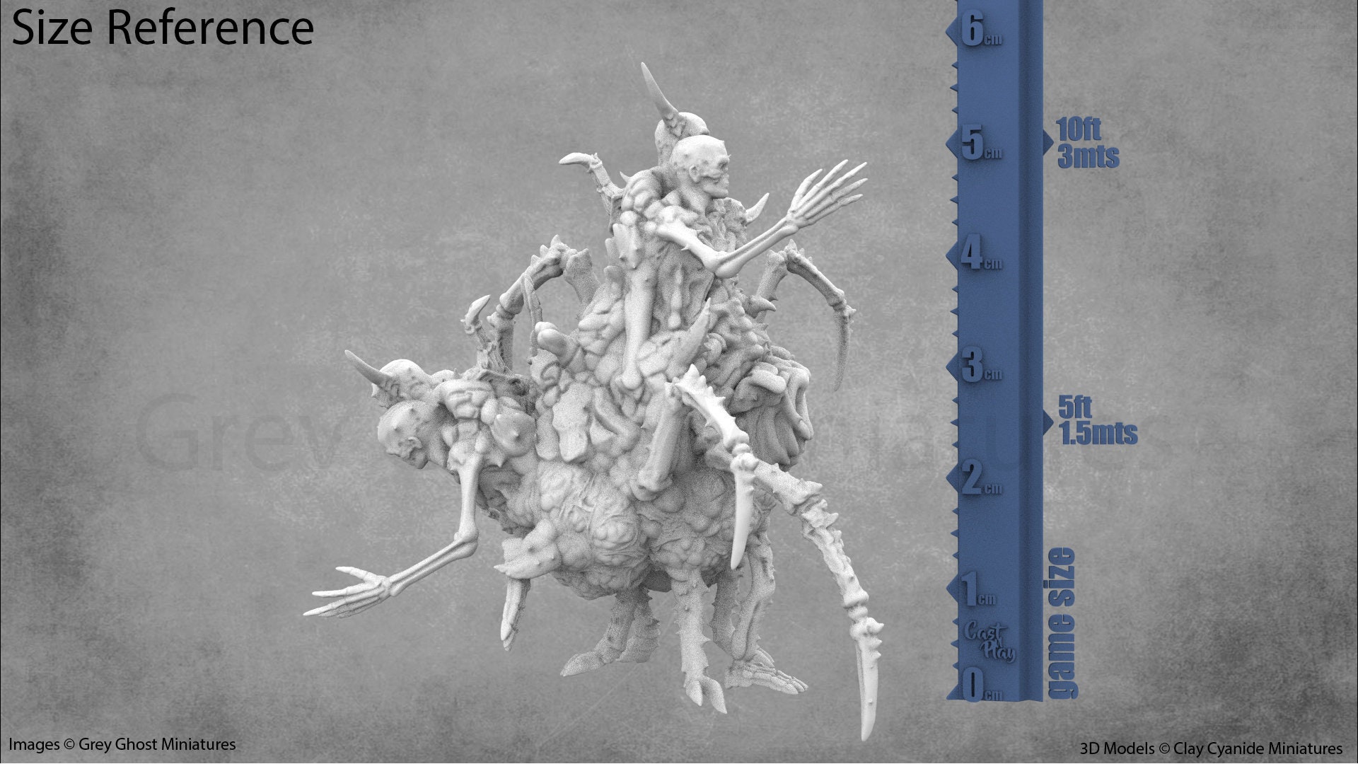Plague Crawlers Demon Miniatures Clay Cyanide - Etsy UK
