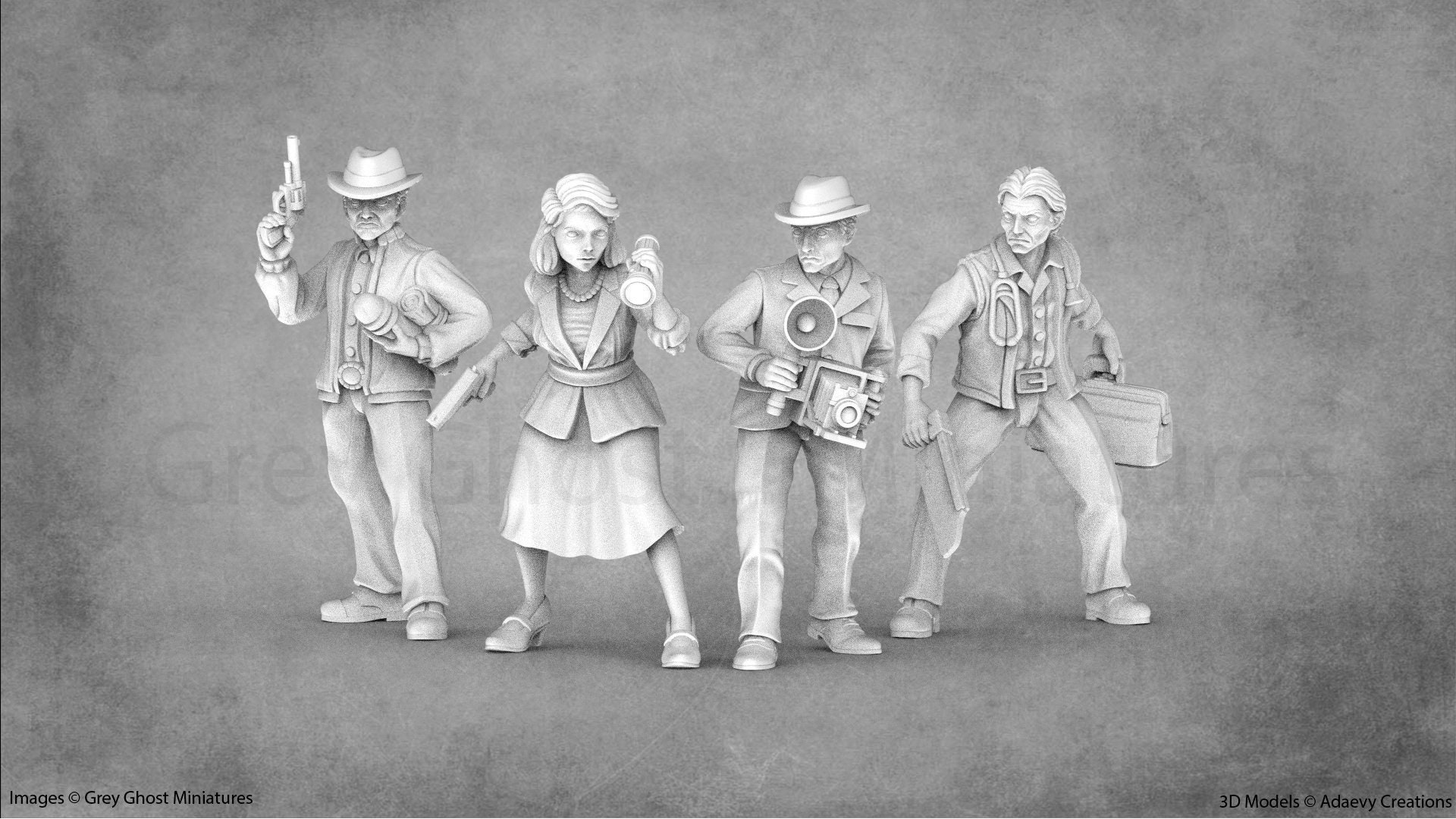Innsmouth Investigators | 1920s Miniatures | People | H.P. Lovecraft ...