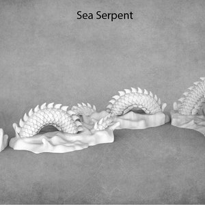 Fantasy Dragon and Sea Serpent Miniatures | RN Estudio - Etsy