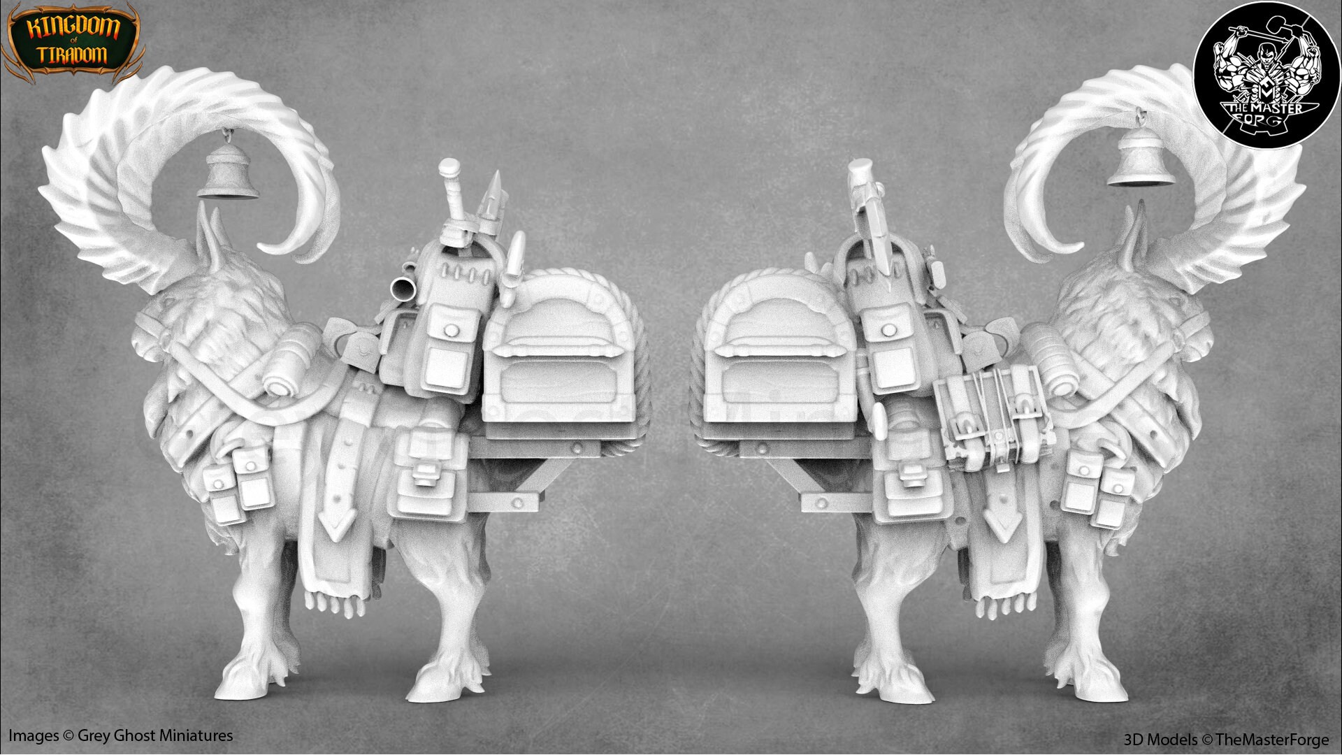 Half Orc Merchant Miniature With Pack Animal | Dnd Mini - Etsy