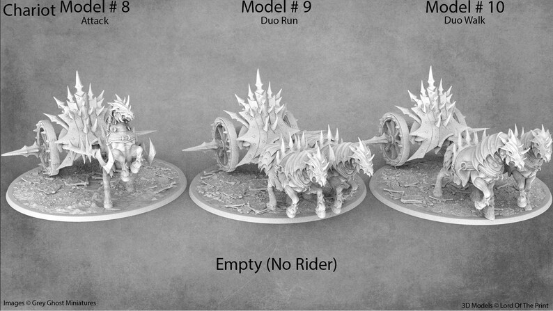 Scorpio & Chariot | Fantasy Knight Wagons | Lord of the Print - Etsy