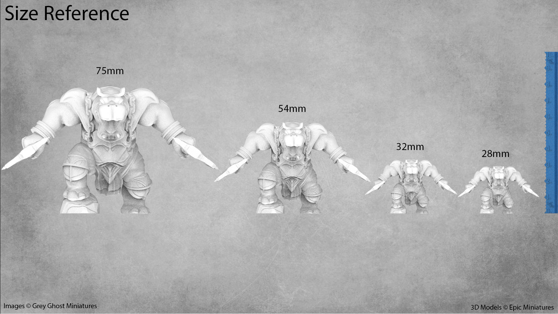 Set of Giff Hippofolk Miniatures D&D Hippofolk Epic - Etsy