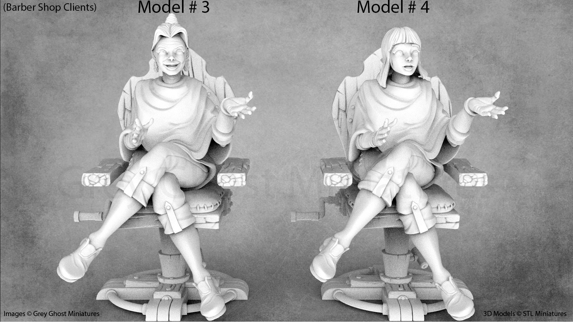 Fantasy NPC Miniatures | STL Miniatures - Etsy