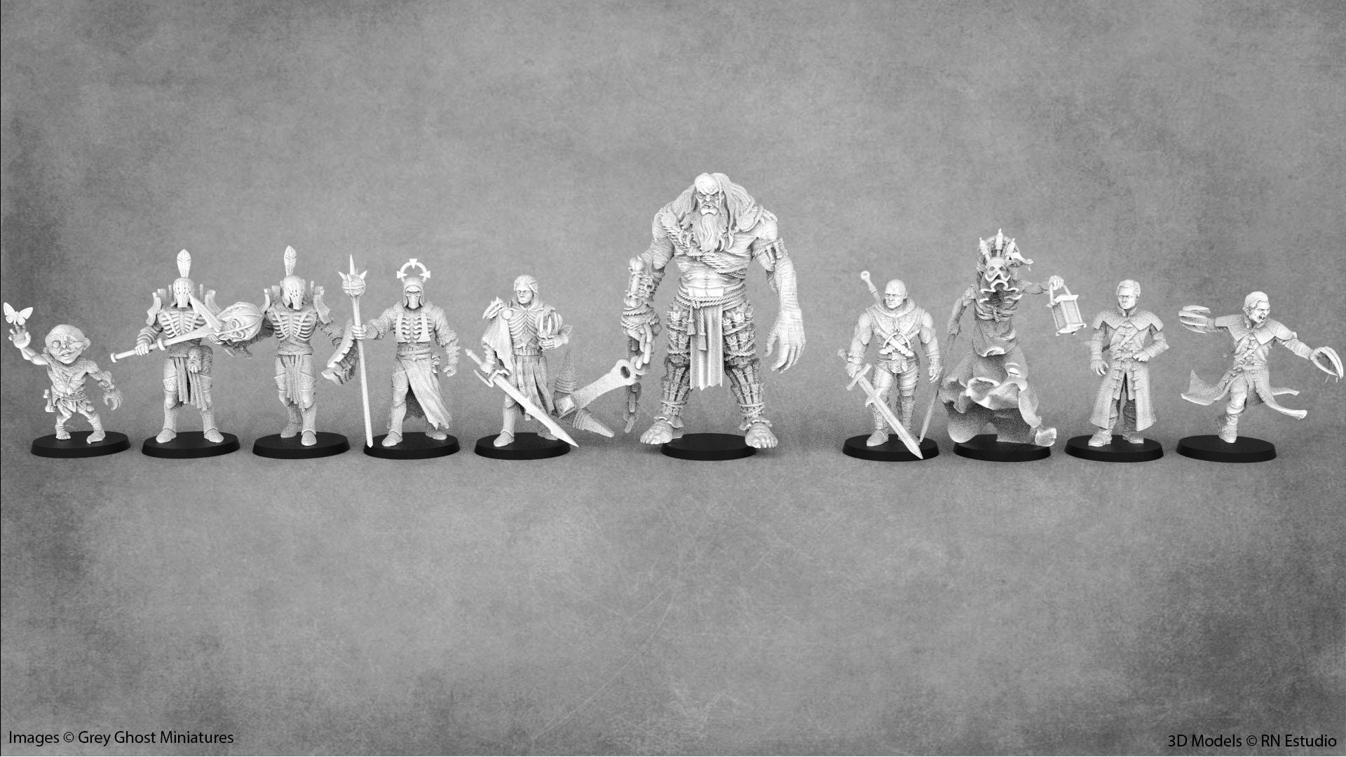 Set of Dark Fantasy-inspired Miniatures | RN Estudio - Etsy