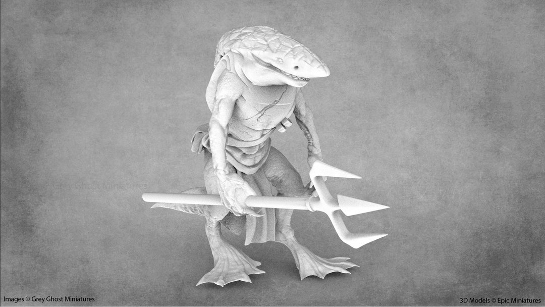 Fantasy Sharkfolk Miniatures Epic Miniatures - Etsy