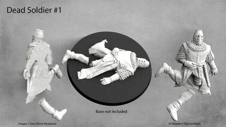 Dead Miniatures | Dead Soldiers | Corpse Miniatures | Battlefield ...