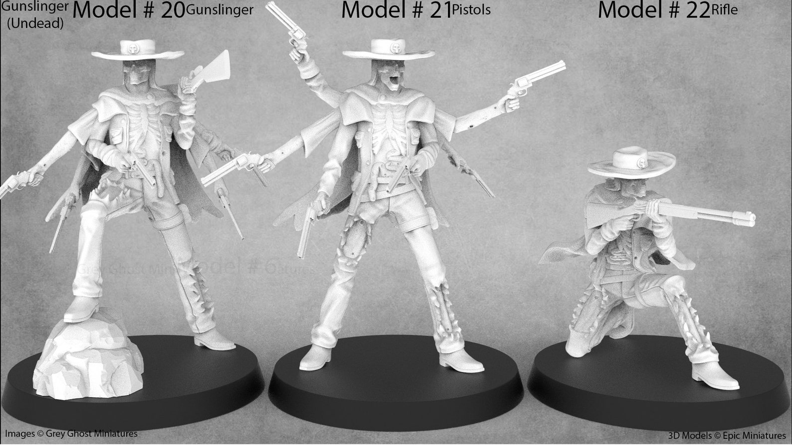 Wild West Miniatures | Epic Miniatures - Etsy