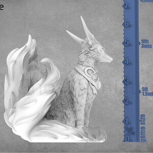 Kitsune Miniature | Multi-tailed Fox | 32mm Miniature | RN Estudio - Etsy