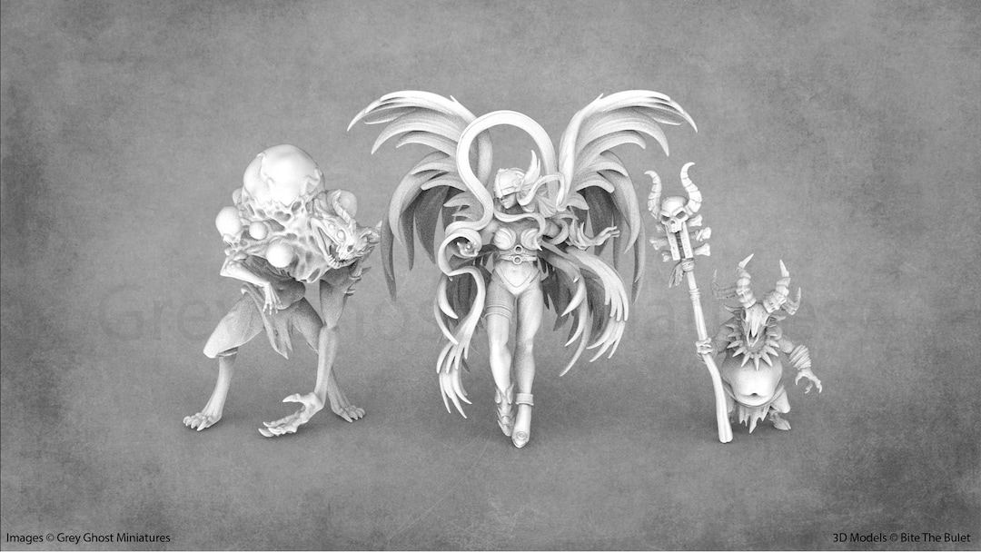 Fantasy Angel Miniatures | Bite the Bullet - Etsy