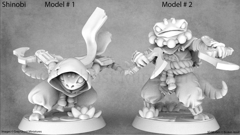 Frogfolk Miniatures | Archer | Warrior | Monk | Fighter | Rider - Etsy