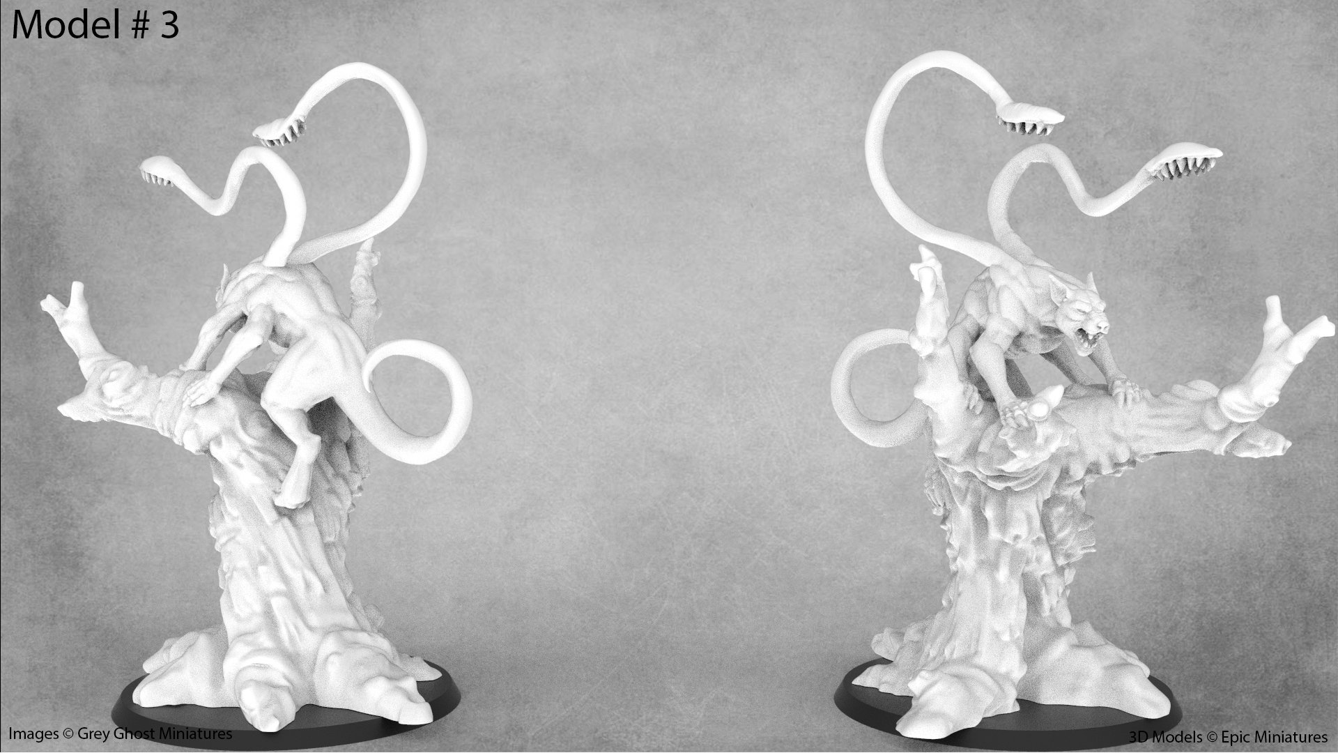 Displacer Beast Set D&D Displacer Beast Miniatures Epic | Etsy