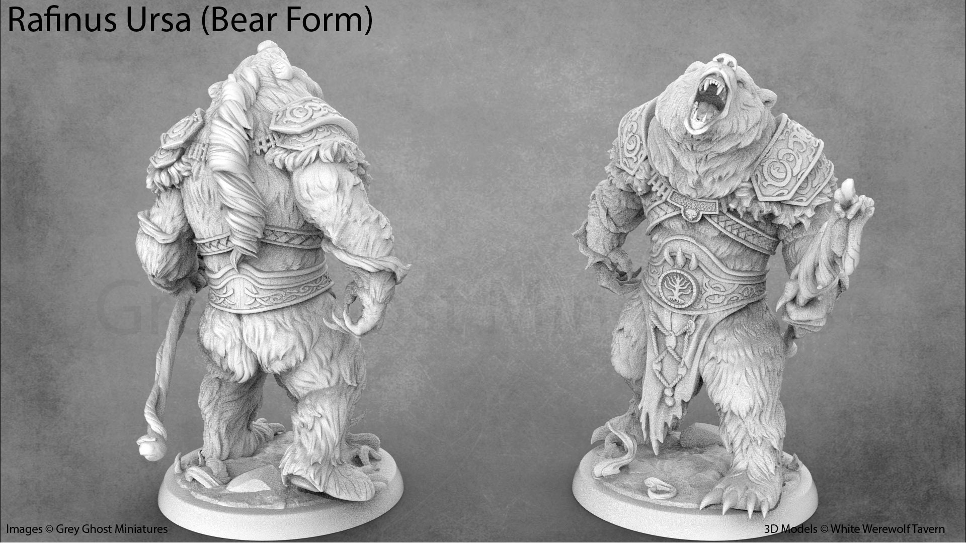 Rafinus Grim Grip Forest Protector 32mm Druid 32mm - Etsy