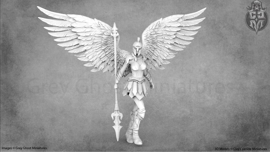 Fantasy Valkyries Miniatures | Clay Cyanide - Etsy