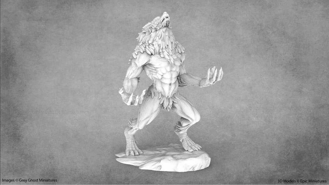 Fantasy Werewolf Miniatures | Epic Miniatures - Etsy