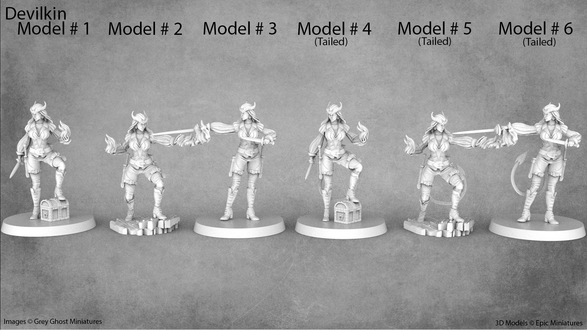 Fantasy Demons Miniatures | Epic Miniatures - Etsy