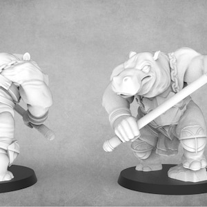 Set of Giff, Hippofolk Miniatures | D&D Hippofolk | Epic Miniatures - Etsy