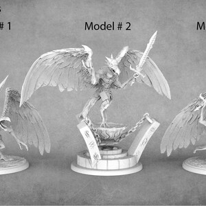 Fantasy Demon Miniatures | Tanarukk | Bone Devil | Vrock | Epic ...