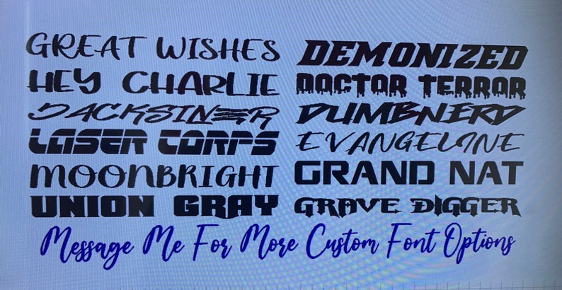 2 Color Hood Names - Etsy