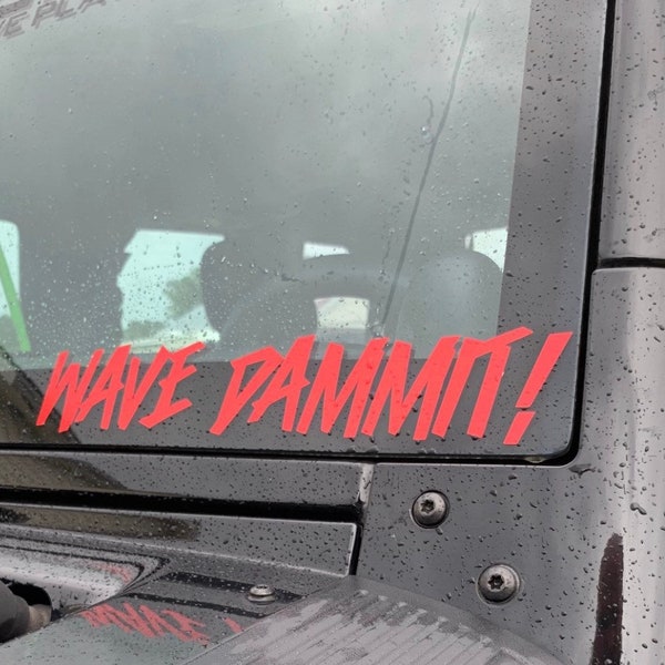 Jeep Wave Decal - Etsy