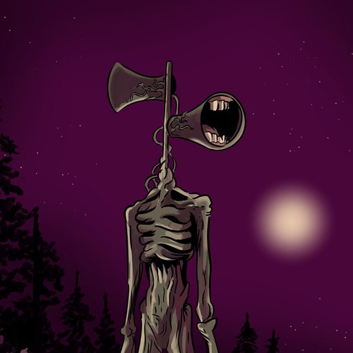 Siren Head Airbrush Shirt Siren Head T-shirt Siren Head - Etsy