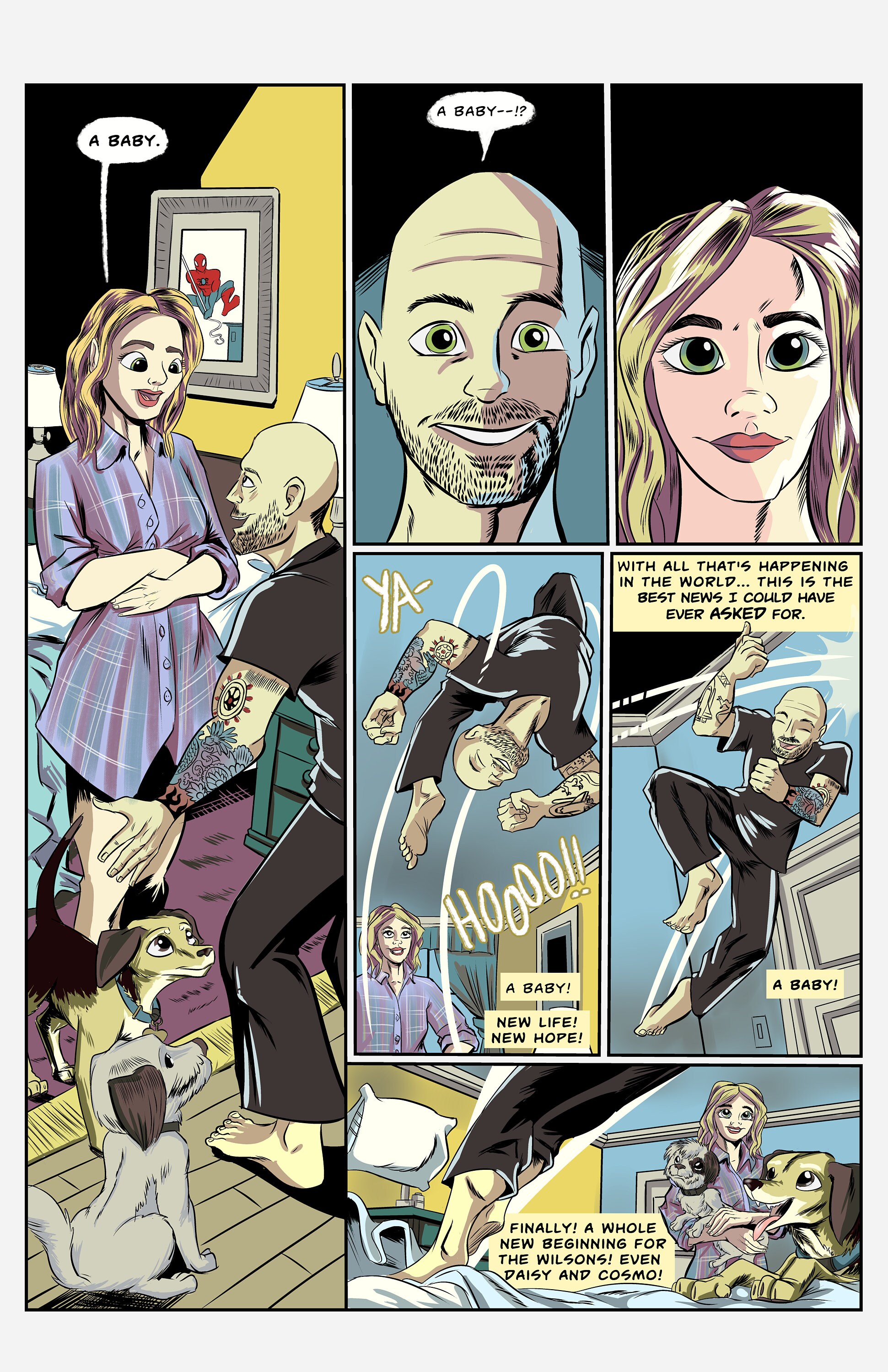 Custom Comic Commission With Framing - Etsy