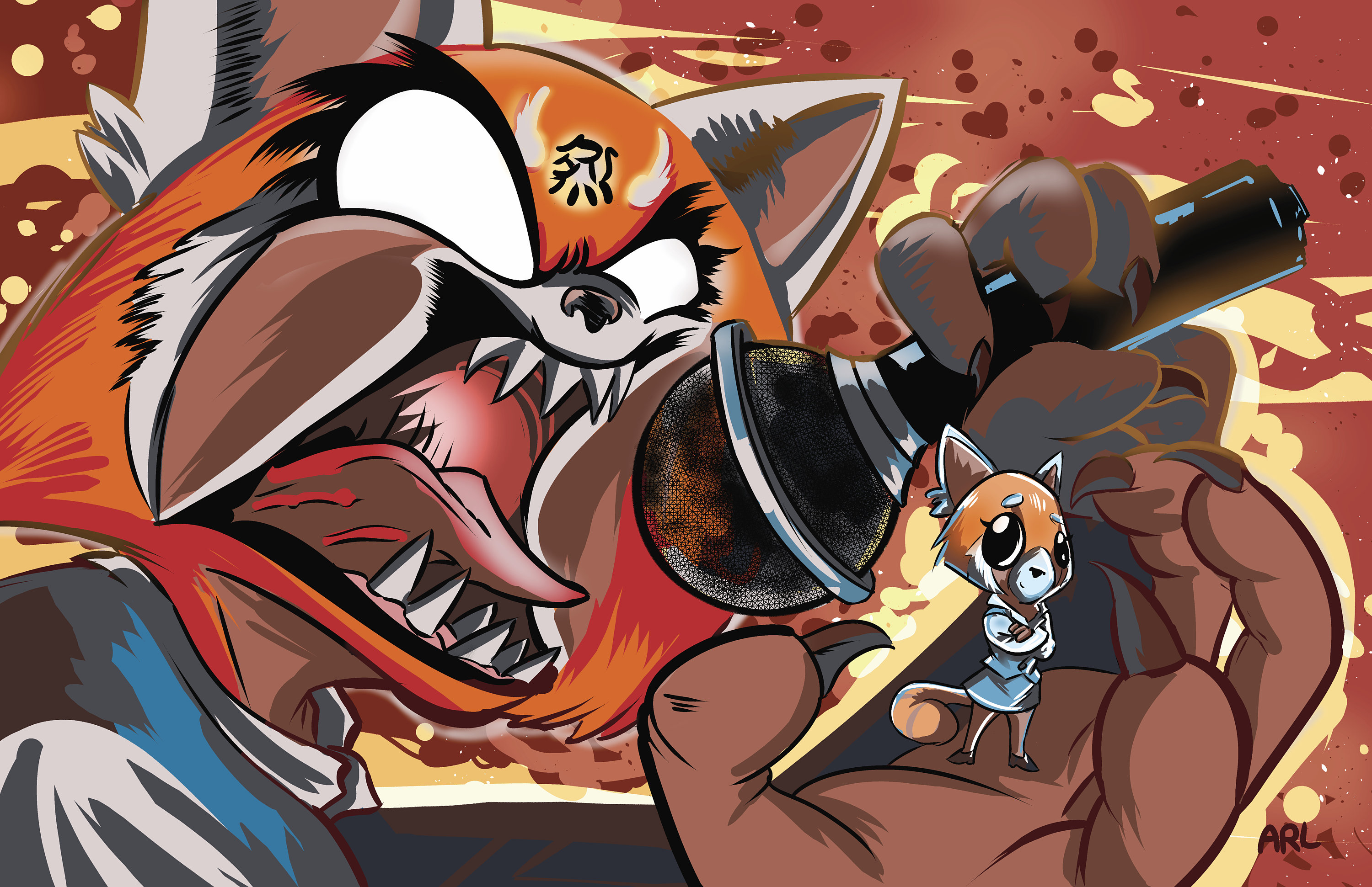 Aggretsuko: Choke on My Rage! - Etsy