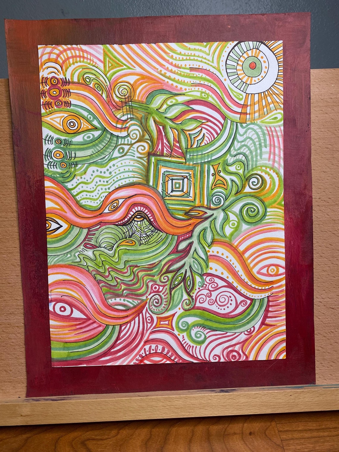 Original Art "the Vine" - Etsy