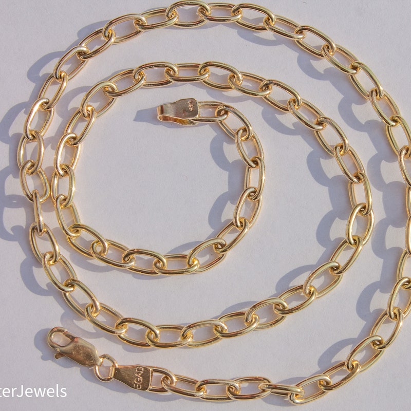 Oval Link Chain - Etsy