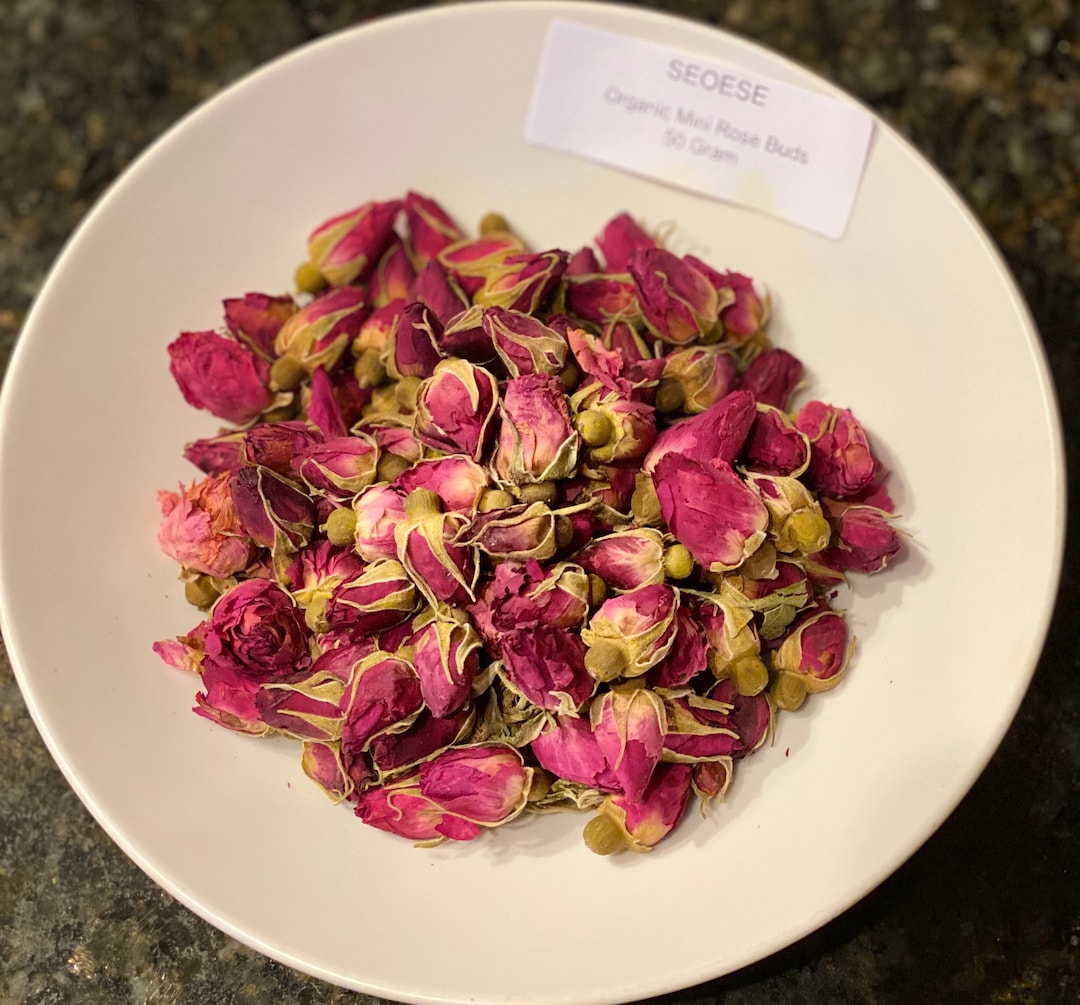 Organic Mini Rose Buds 60 Gram - Etsy