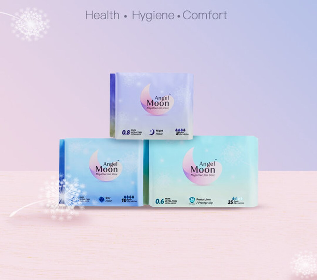 Angel secret pads pantyliner núcleo de iones negativos - Etsy España