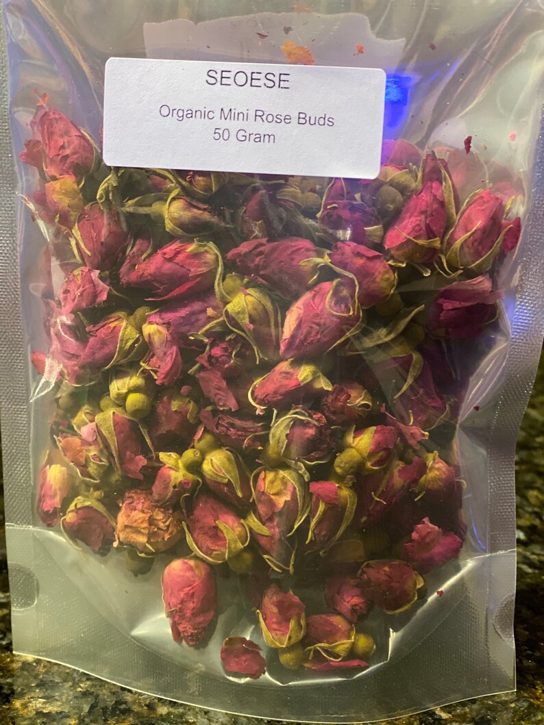 Organic Mini Rose Buds 60 Gram - Etsy