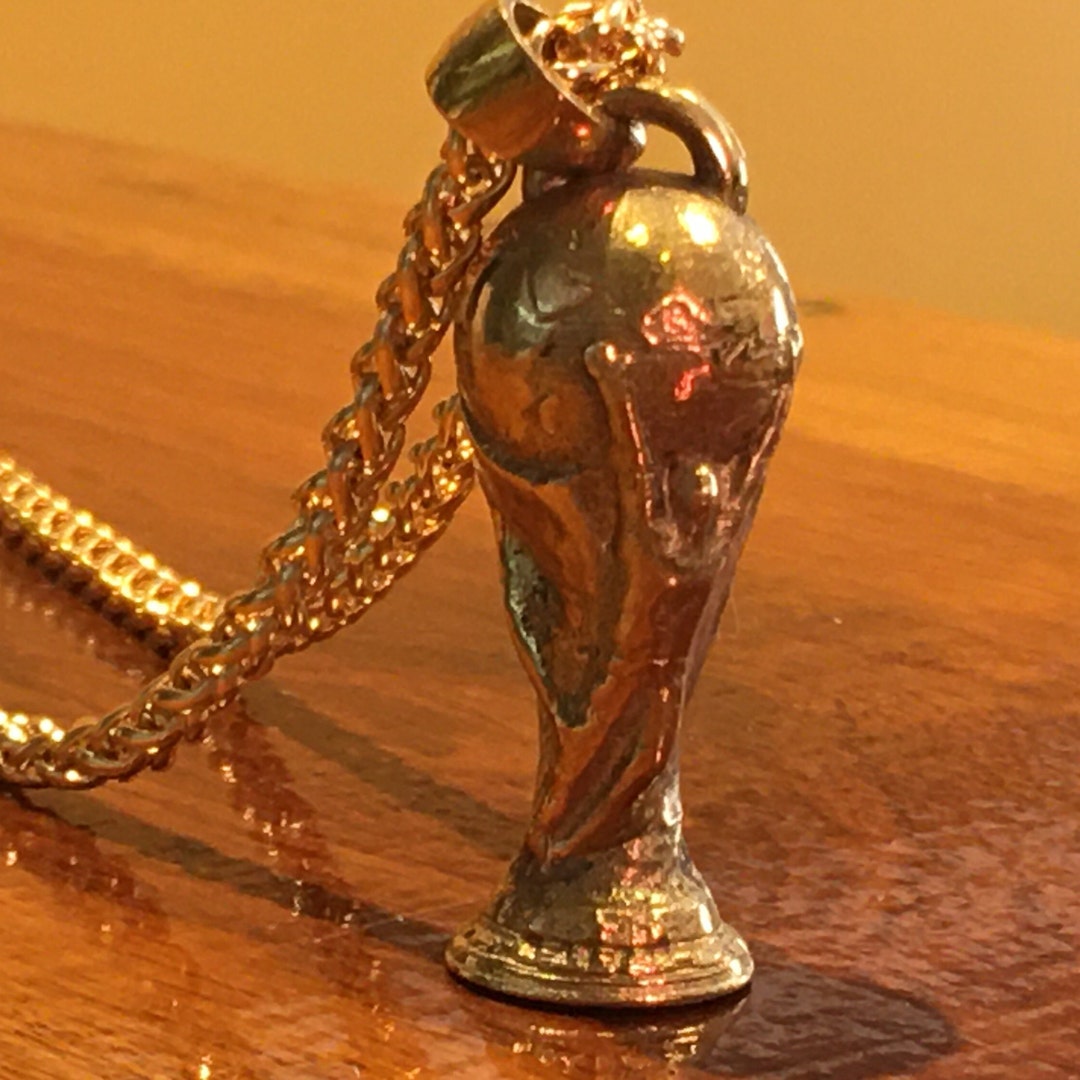 World Champion Cup Pendant Customizable Necklace Bronze - Etsy