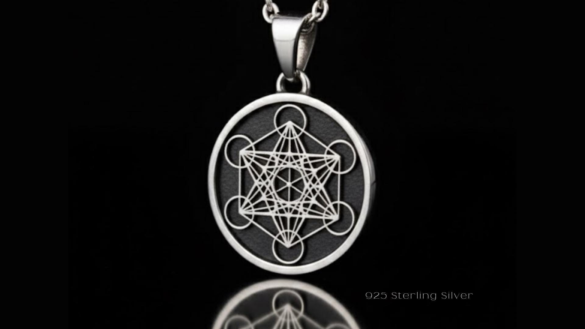 Metatron Necklace | Handmade Sacred Geometry | Symbol of Divine ...