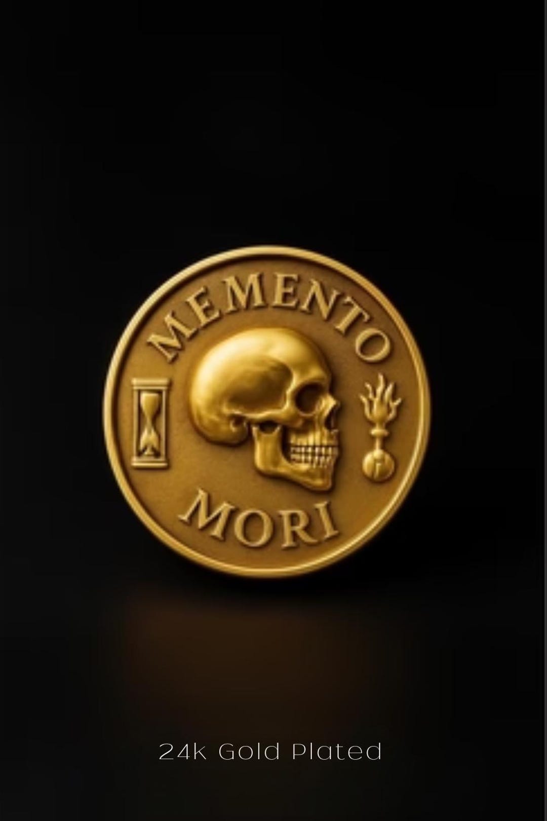 Memento Mori Münze | Symbol der Sterblichkeit, Weisheit und Gegenwart ...