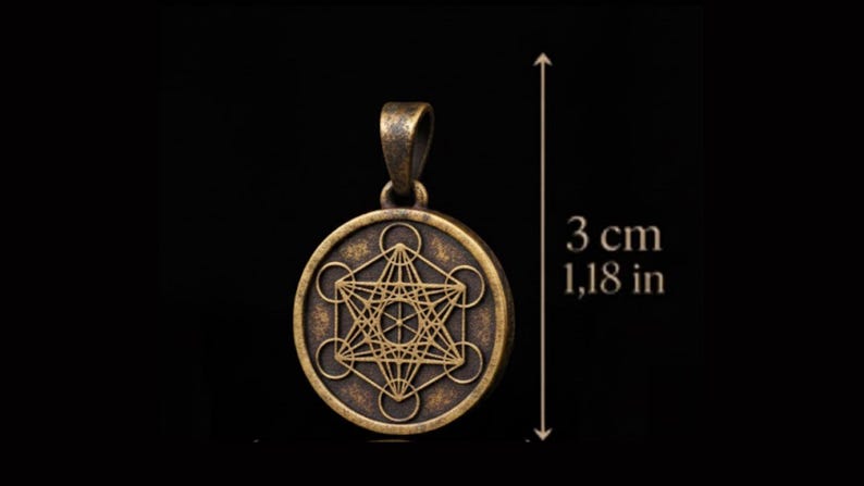 Metatron Necklace | Handmade Sacred Geometry | Symbol of Divine ...