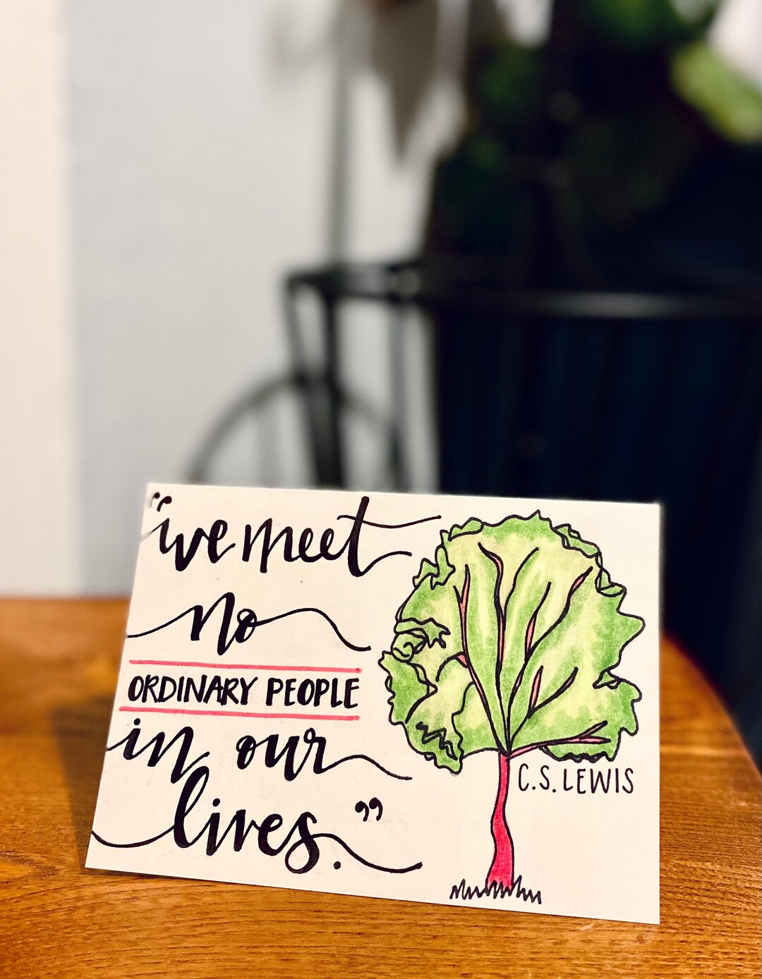 We Meet No Ordinary People Card - Etsy