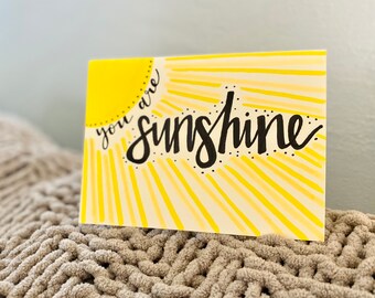 Sunshine Card - Etsy
