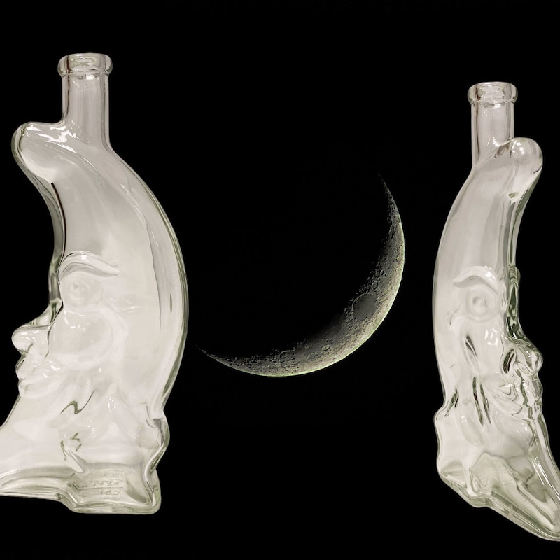 Moon Shaped Bottles - Etsy