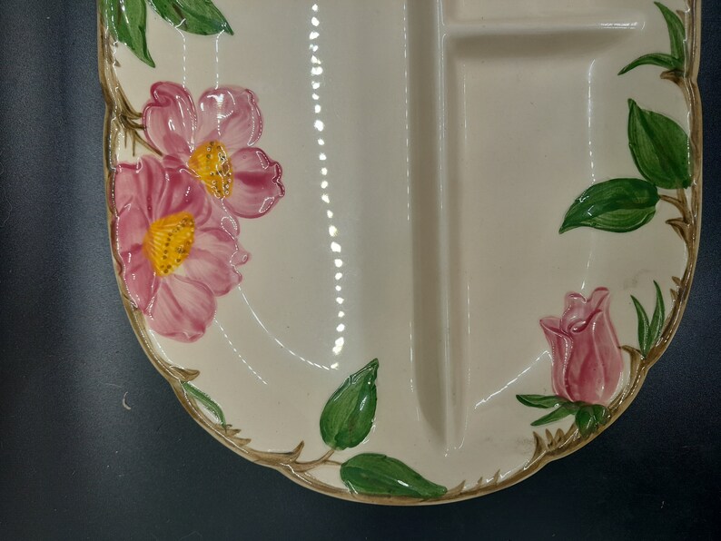 Beautiful Divided Relish Tray by Franciscan Desert Rose, Rare Find and ...