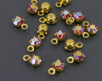 Bezel Set Rhinestone | Etsy