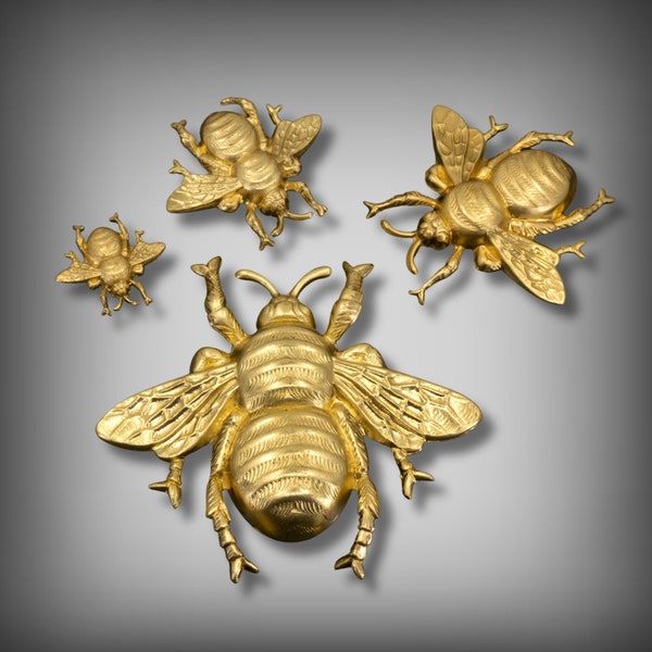 Gold Bee - Etsy