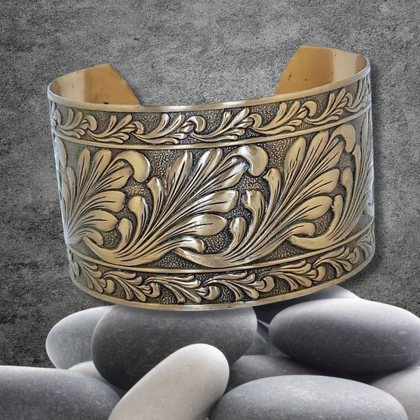 Solid Brass Bracelet - Etsy