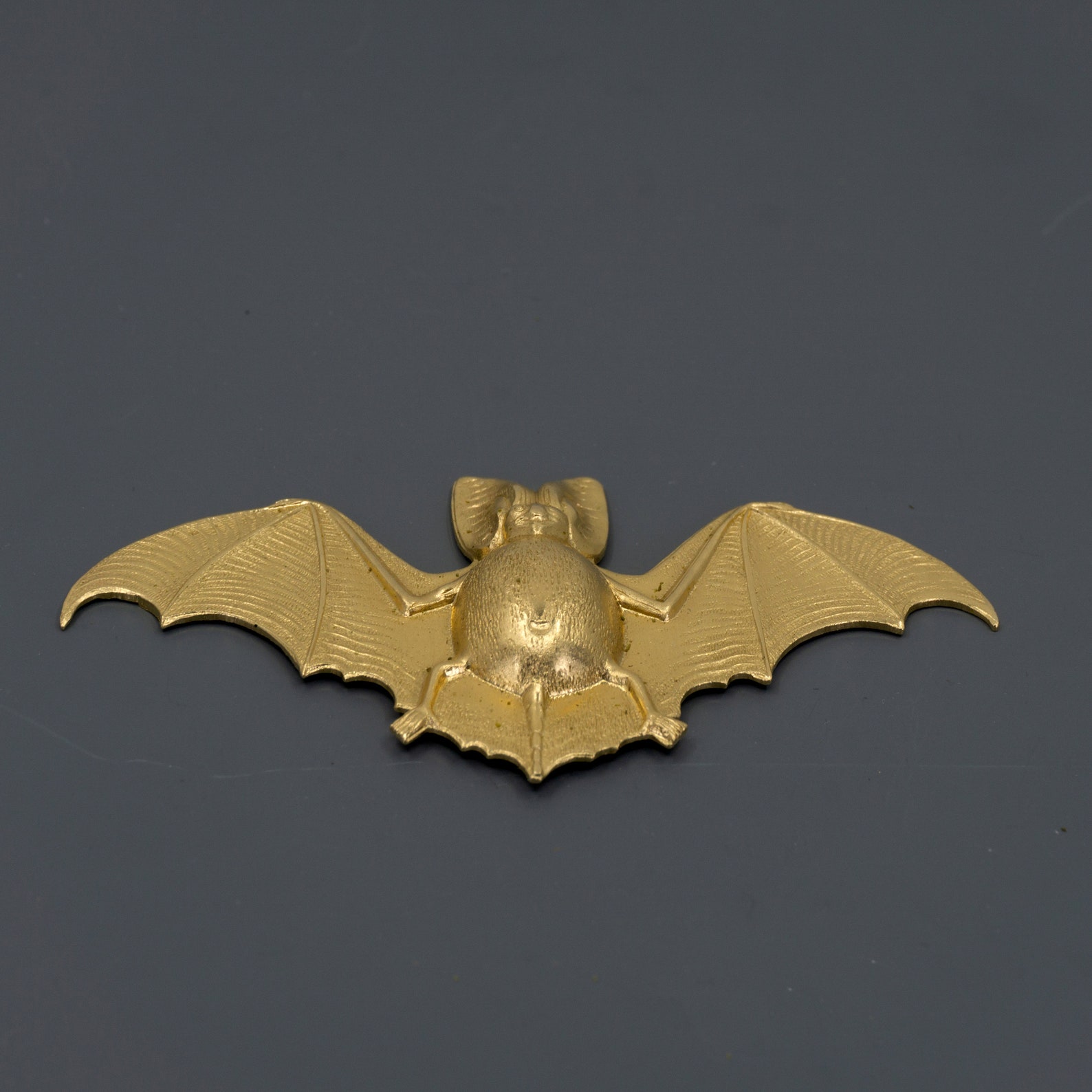 LARGE Brass BAT Brass Bat Focal Brass Stamping Gothic Brass - Etsy