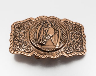 Copper Belt Buckle - Etsy