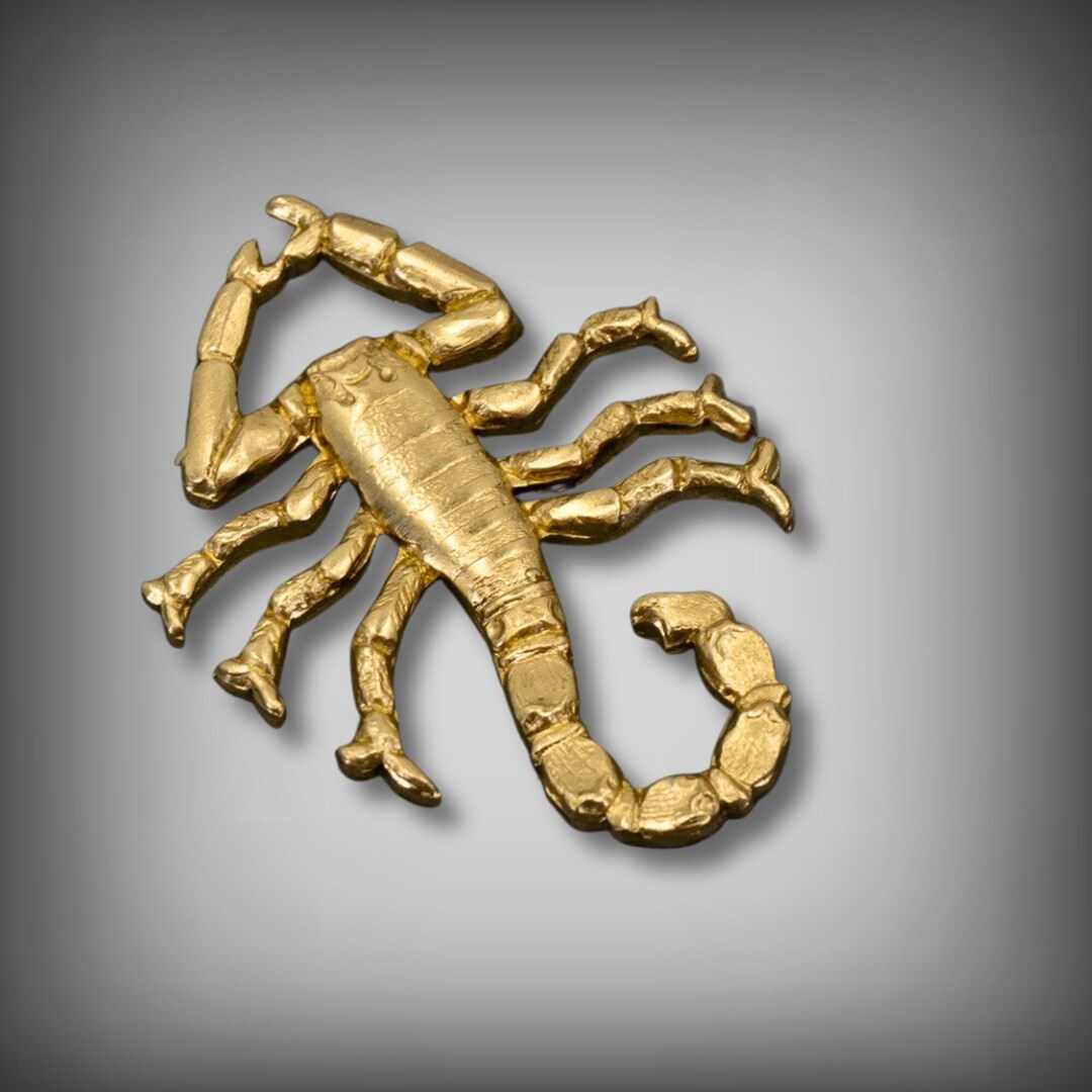 Brass SCORPION, Brass Findings, Brass Insect Stamping, Brass Stamping ...