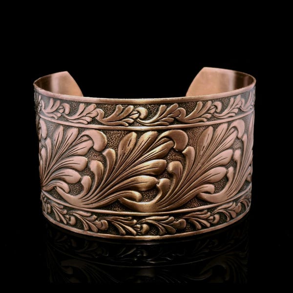 Embossed Bracelet - Etsy