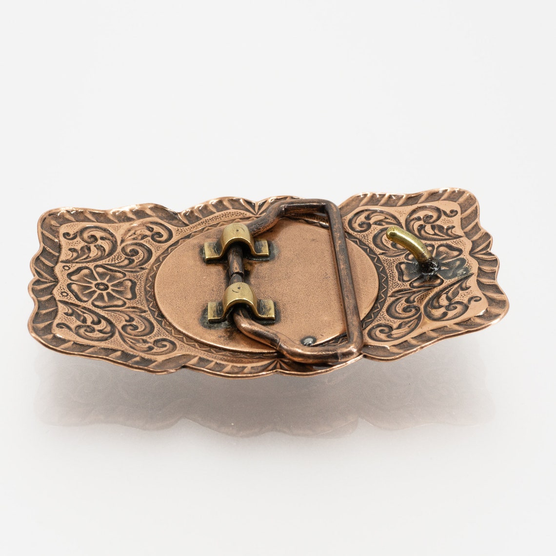 COPPER Belt Buckle Solid Copper HORSEHEAD Belt Buckle | Etsy