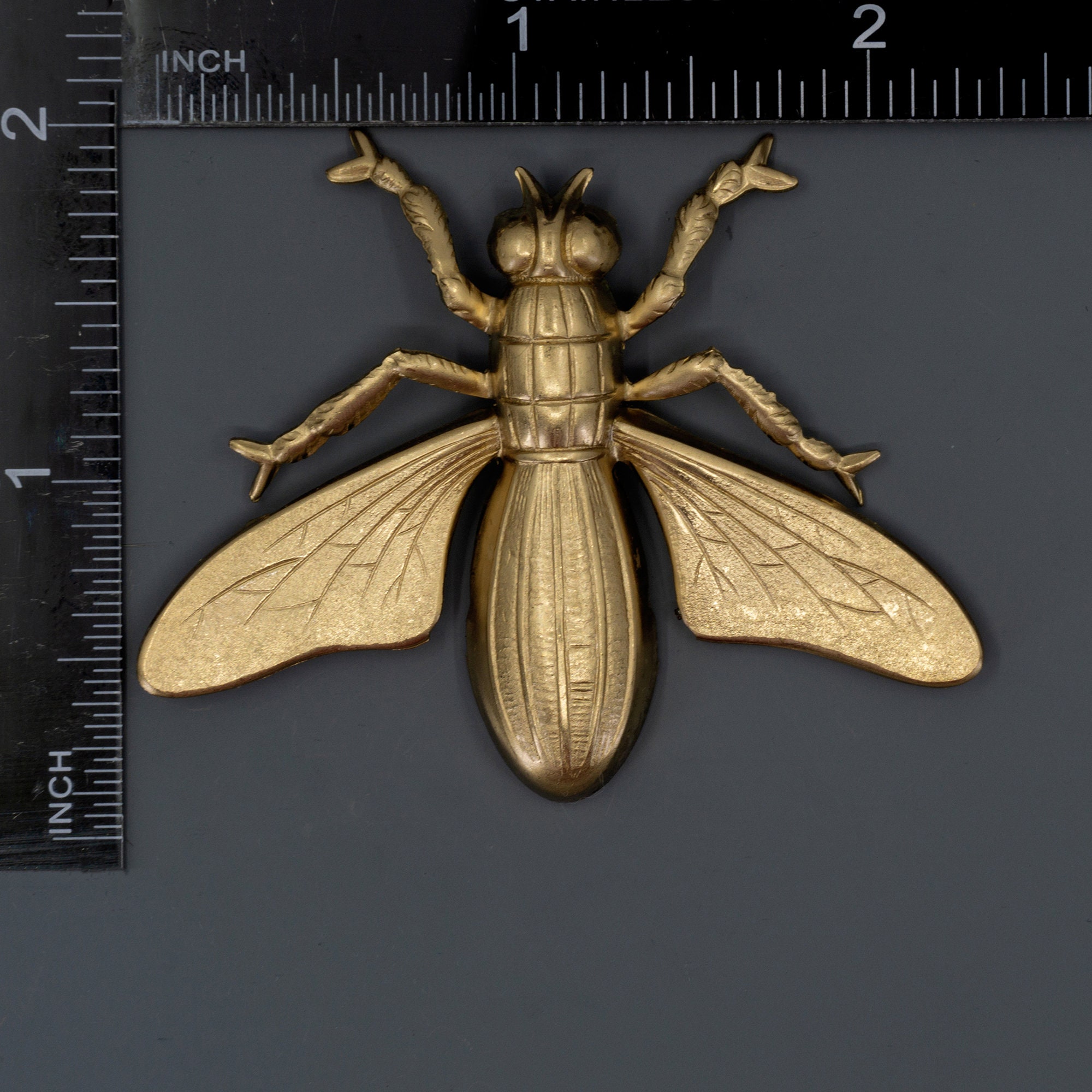 Brass WASP Brass Findings Brass Insect Stamping Brass | Etsy