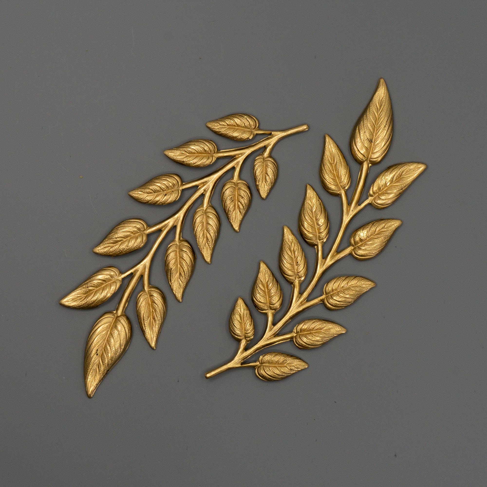 Brass Stamping Brass Leaf Fern Leaf Brass Jewelry - Etsy