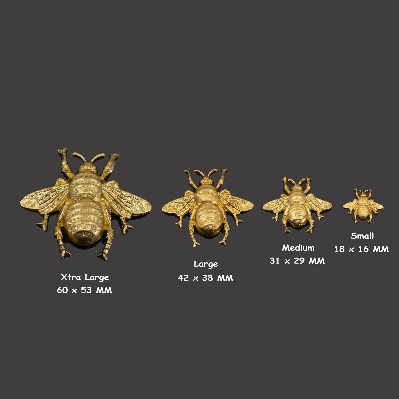 Brass BUMBLEBEE Brass Bee Gold Bees Insect Stamping Brass - Etsy UK